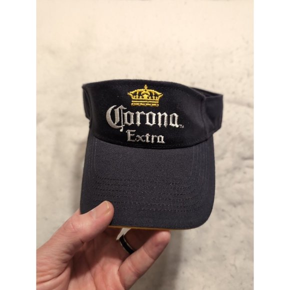 Corona | Accessories | Corona Extra Blue Adjustable Embroidered Visor ...